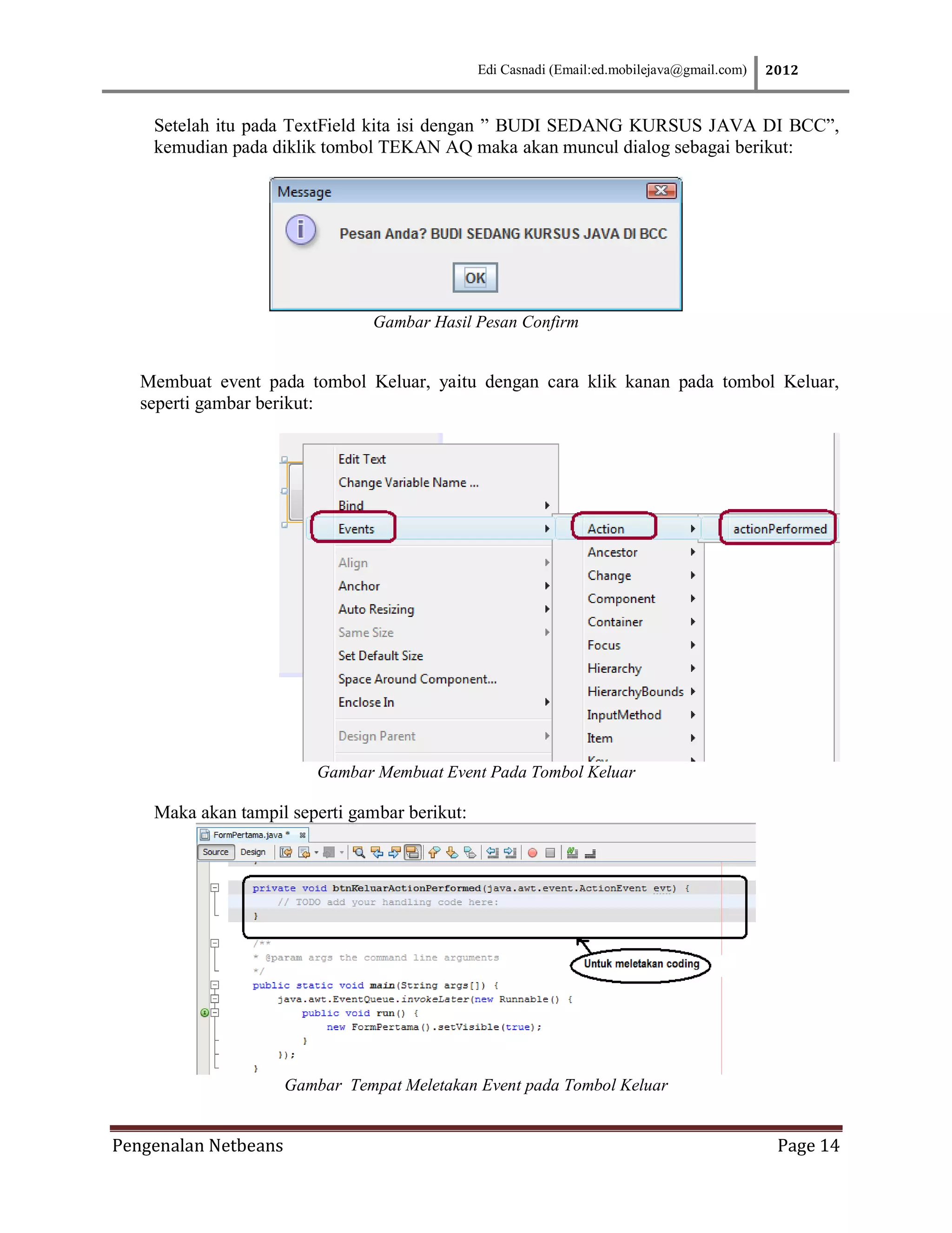 Pengenalan Netbeans | PDF