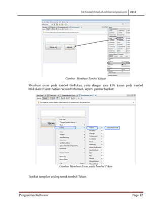 Pengenalan Netbeans | PDF