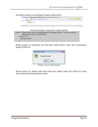 Pengenalan Netbeans | PDF