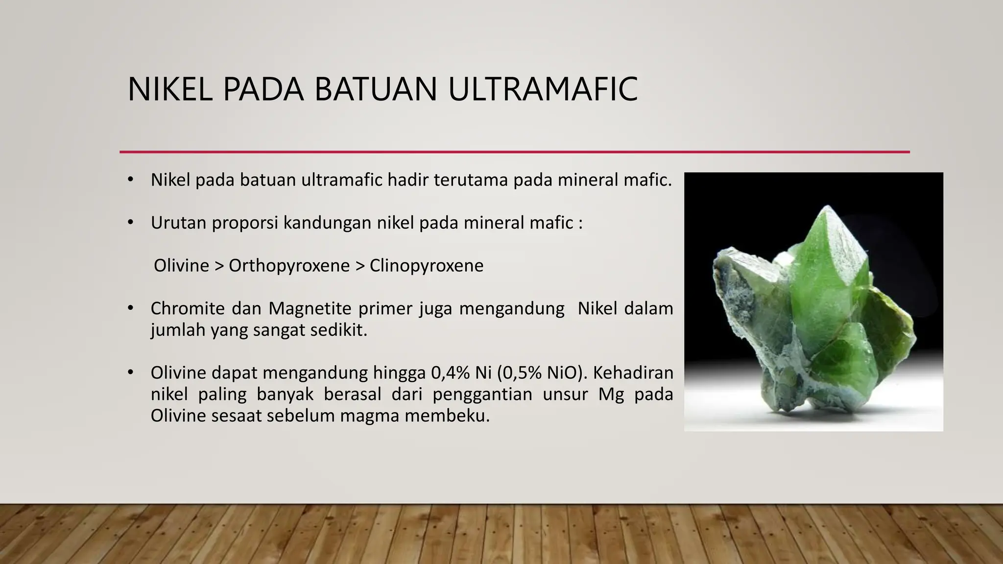 pengenalan nikel laterit, keterdapatan, proses pembentukan.pptx
