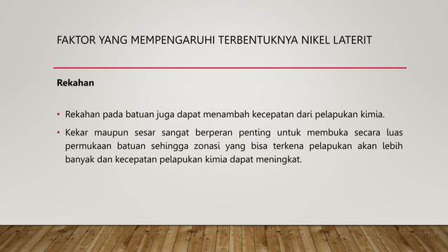 pengenalan nikel laterit, keterdapatan, proses pembentukan.pptx