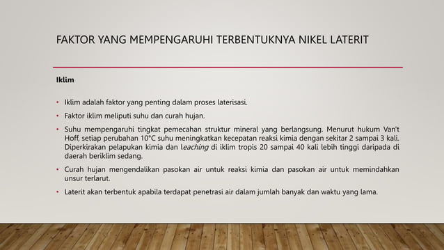 pengenalan nikel laterit, keterdapatan, proses pembentukan.pptx