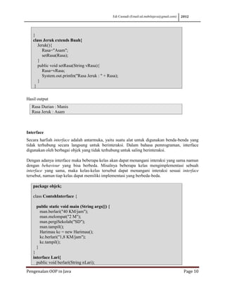 Pengenalan OOP | PDF