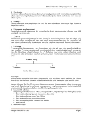 Pengenalan OOP | PDF