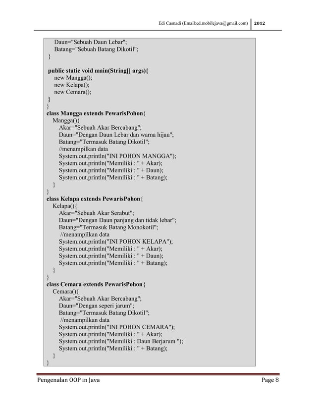 Pengenalan OOP | PDF