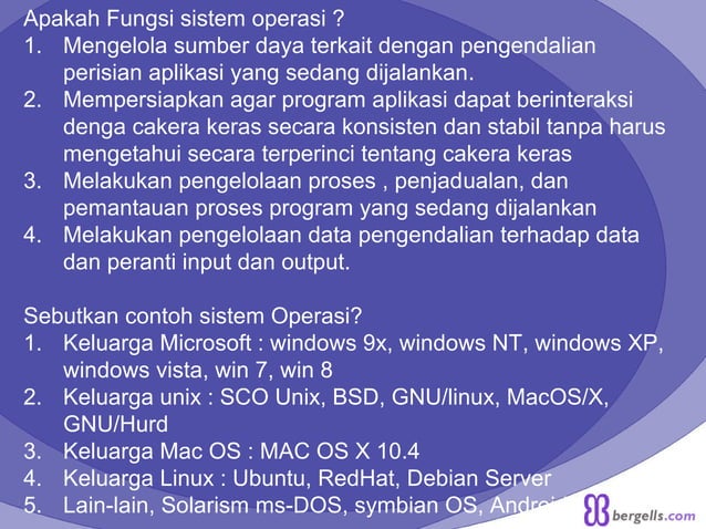 Pengenalan os | PPT