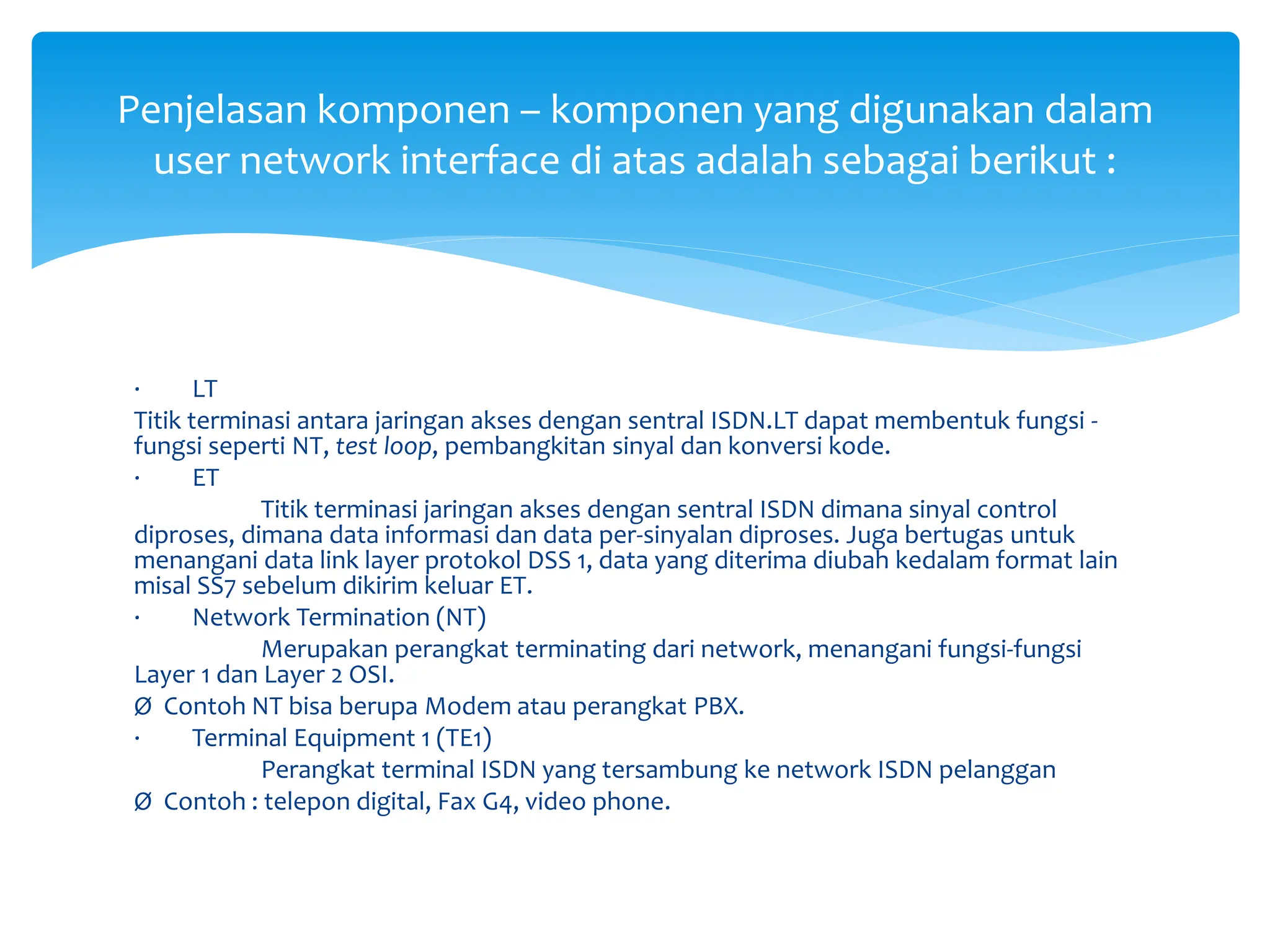 Pengenalan ISDN dalam Jaringan Telepon di Indonesia | PPTX