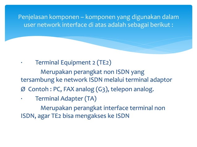 Pengenalan ISDN dalam Jaringan Telepon di Indonesia | PPTX