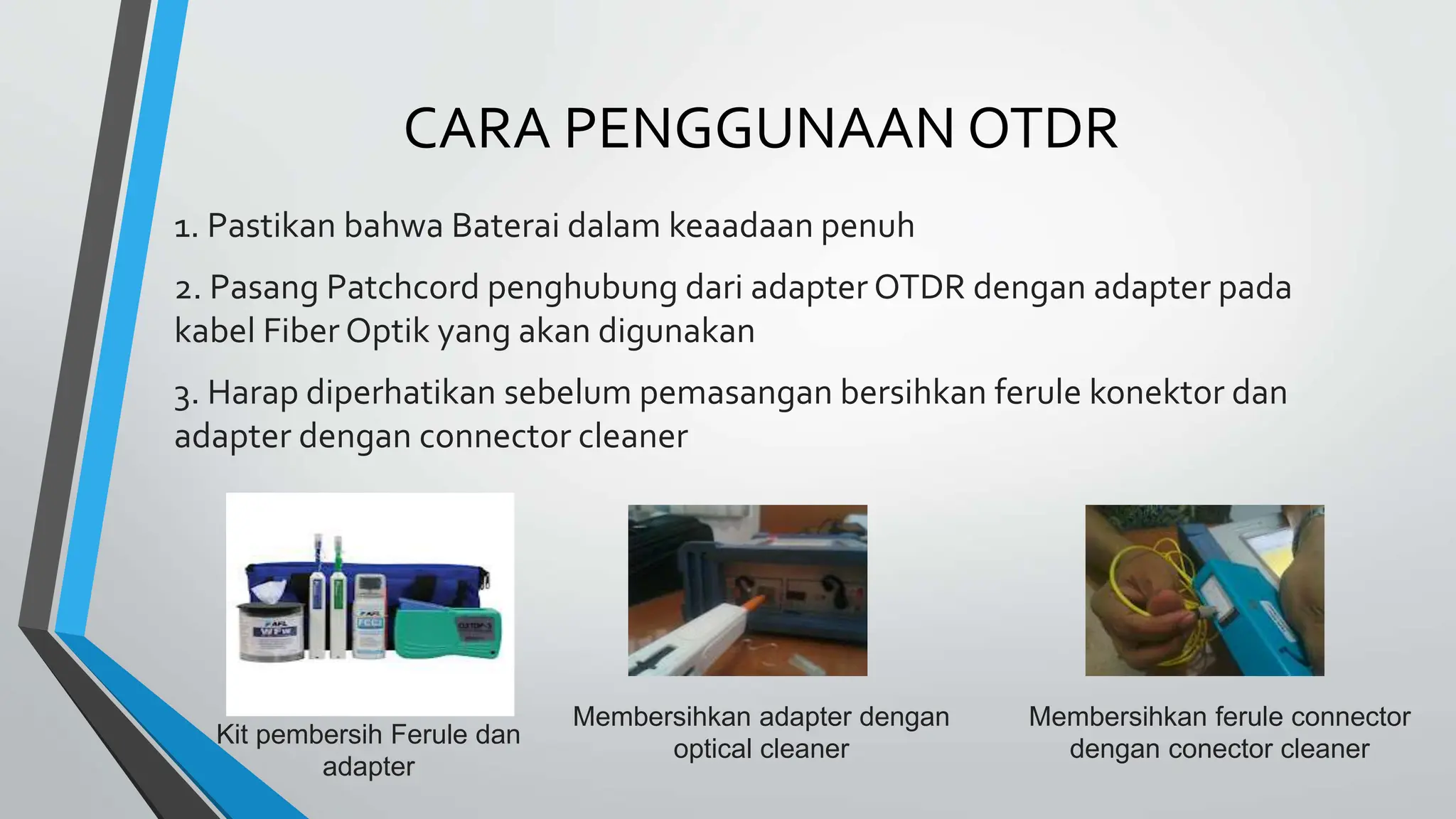 PENGENALAN OTDR (Optical Time Domain Reflectometer).pptx