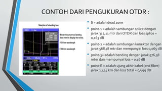 PENGENALAN OTDR (Optical Time Domain Reflectometer).pptx