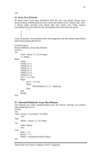 Pengenalan pascal | PDF