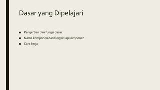 Pengenalan Pemeliharaan Sepeda Motor .pptx