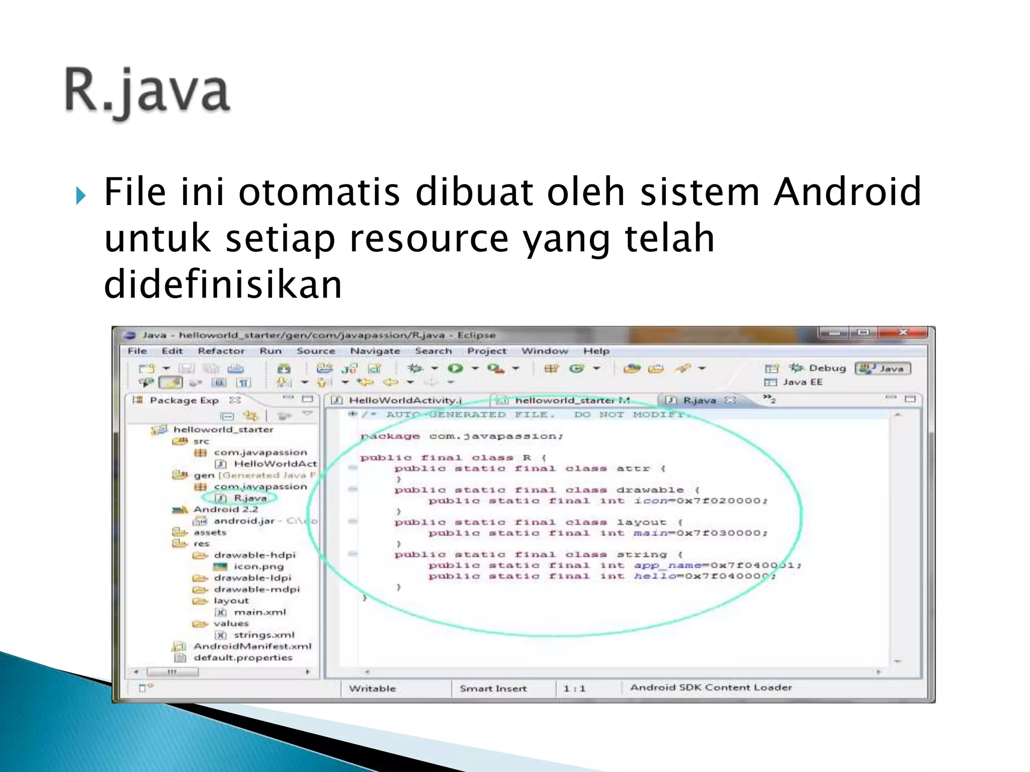 Pengenalan pemrograman android | PPTX