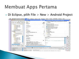 Pengenalan pemrograman android | PPTX