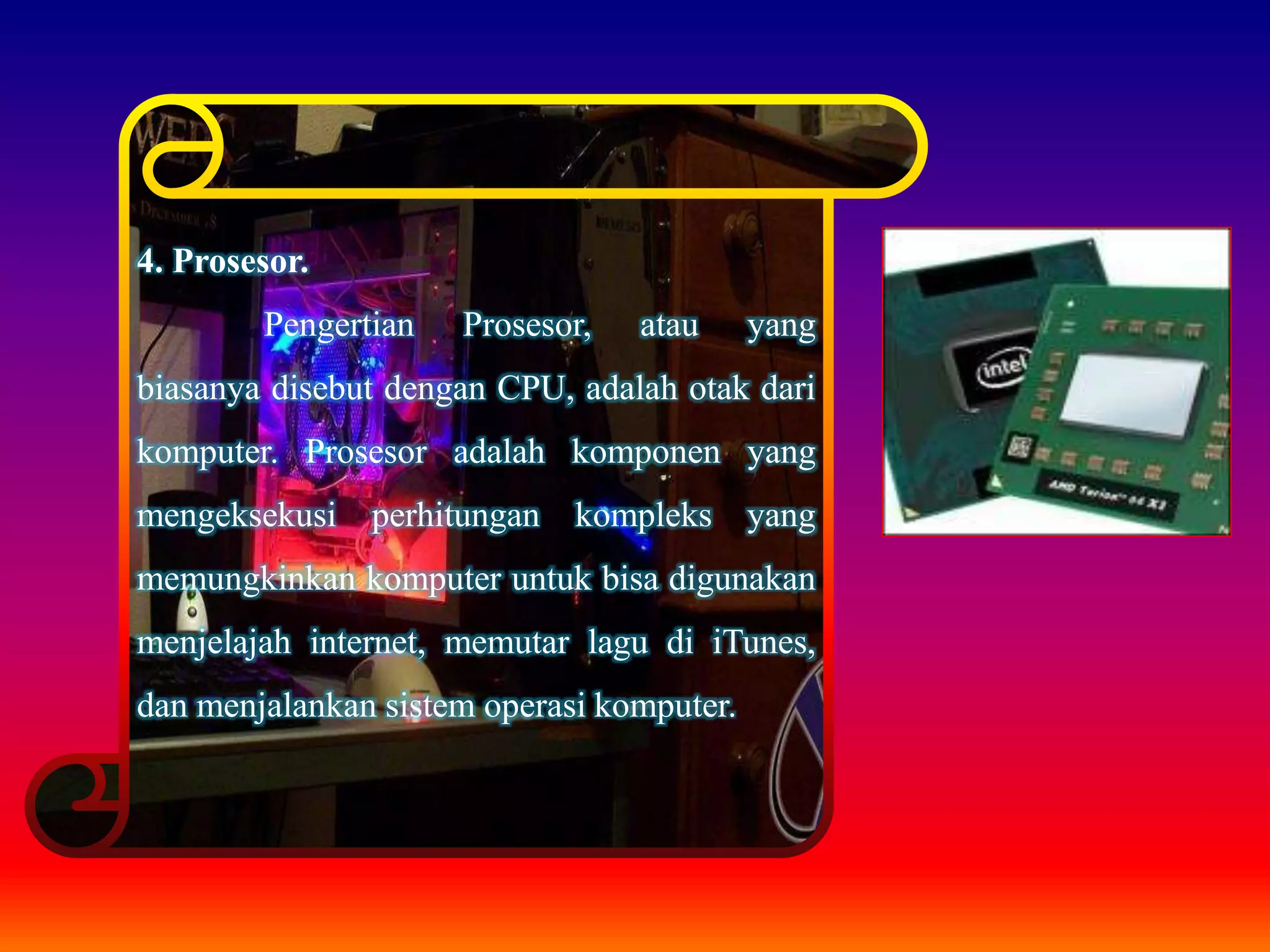 Pengenalan perangkat keras (hardware) | PPTX