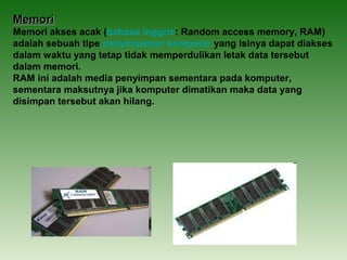 Pengenalan perangkat komputer | PPT