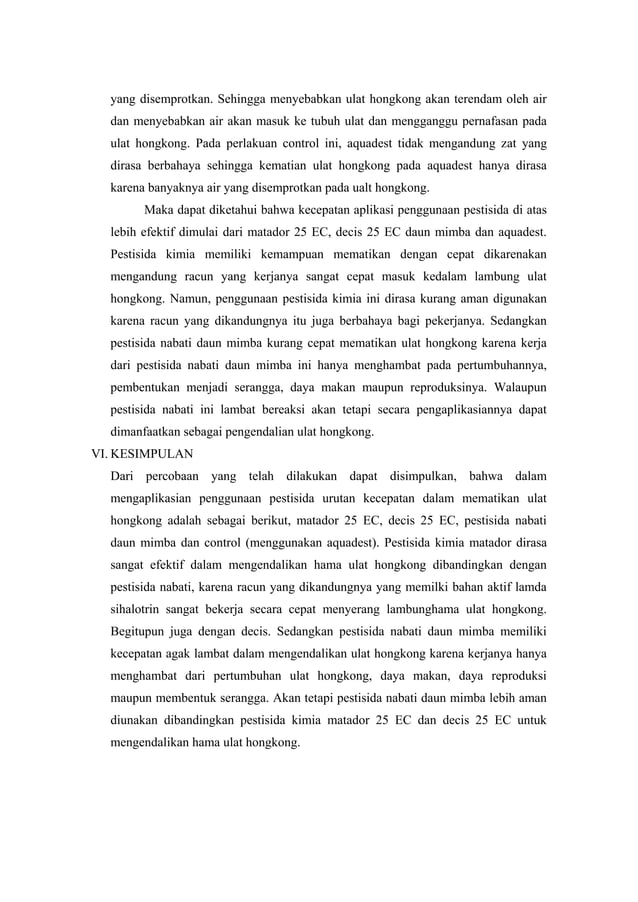 Pengenalan pestisida nabati dan kimia | PDF Pengenalan pestisida nabati dan kimia | PDF