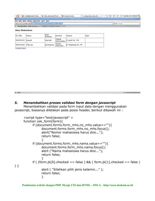 Belajar pemrograman PHP | PDF