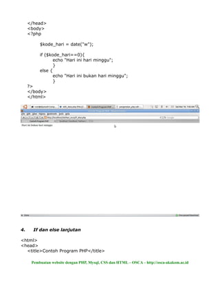 Belajar pemrograman PHP | PDF