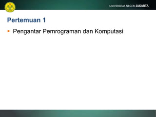 Komputasi Fisika 01 (Pengenalan Phyton) | PPTX