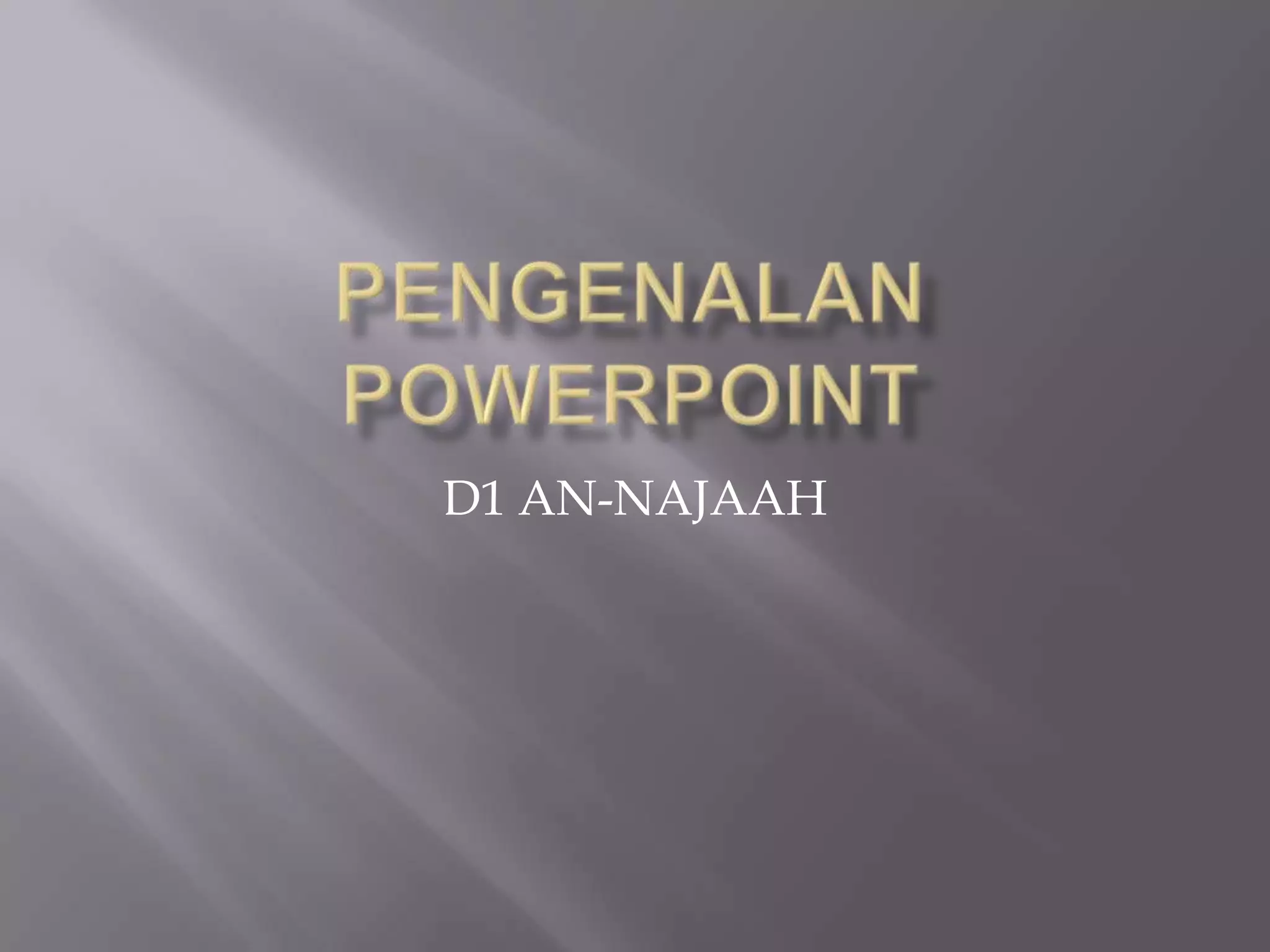 Pengenalan powerpoint zuky | PPTX