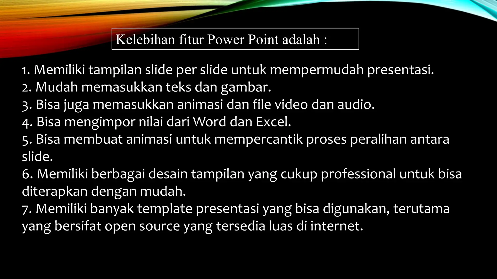 PENGENALAN Power Point Persentation kepada SIswa | PPT