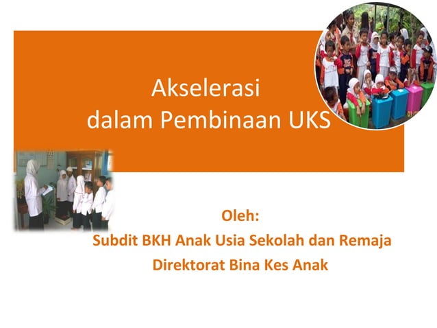 Pengenalan program kesehatan anak usia sekolah dan remaja kemenkes | PPT