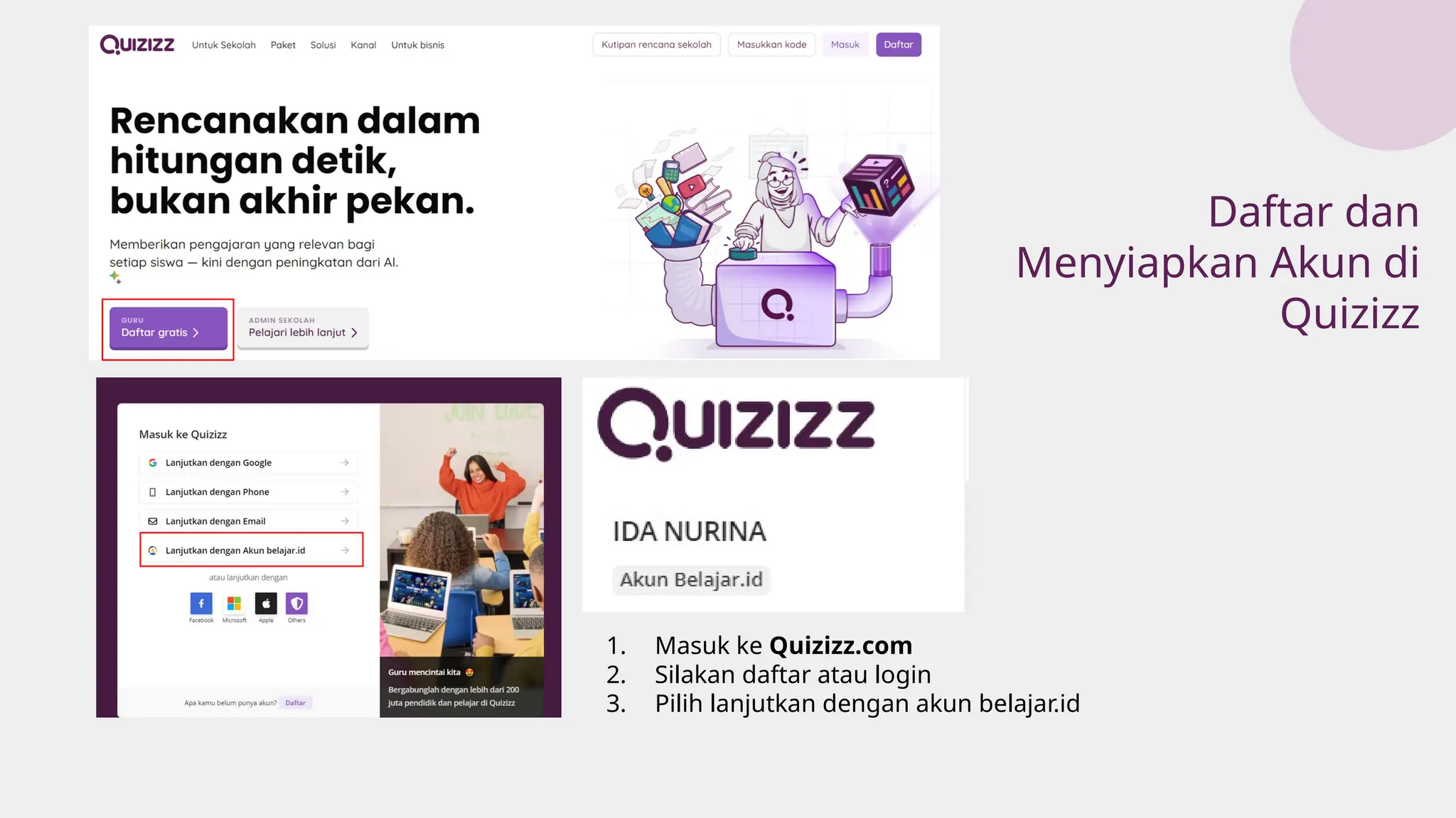 Pengenalan Quizizz, Mode Games dan Jenis Soal.pptx