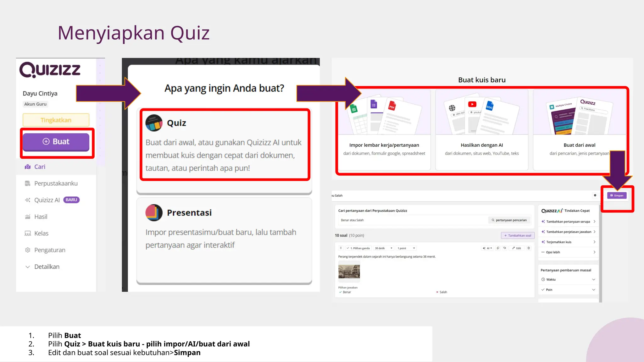 Pengenalan Quizizz, Mode Games dan Jenis Soal.pptx