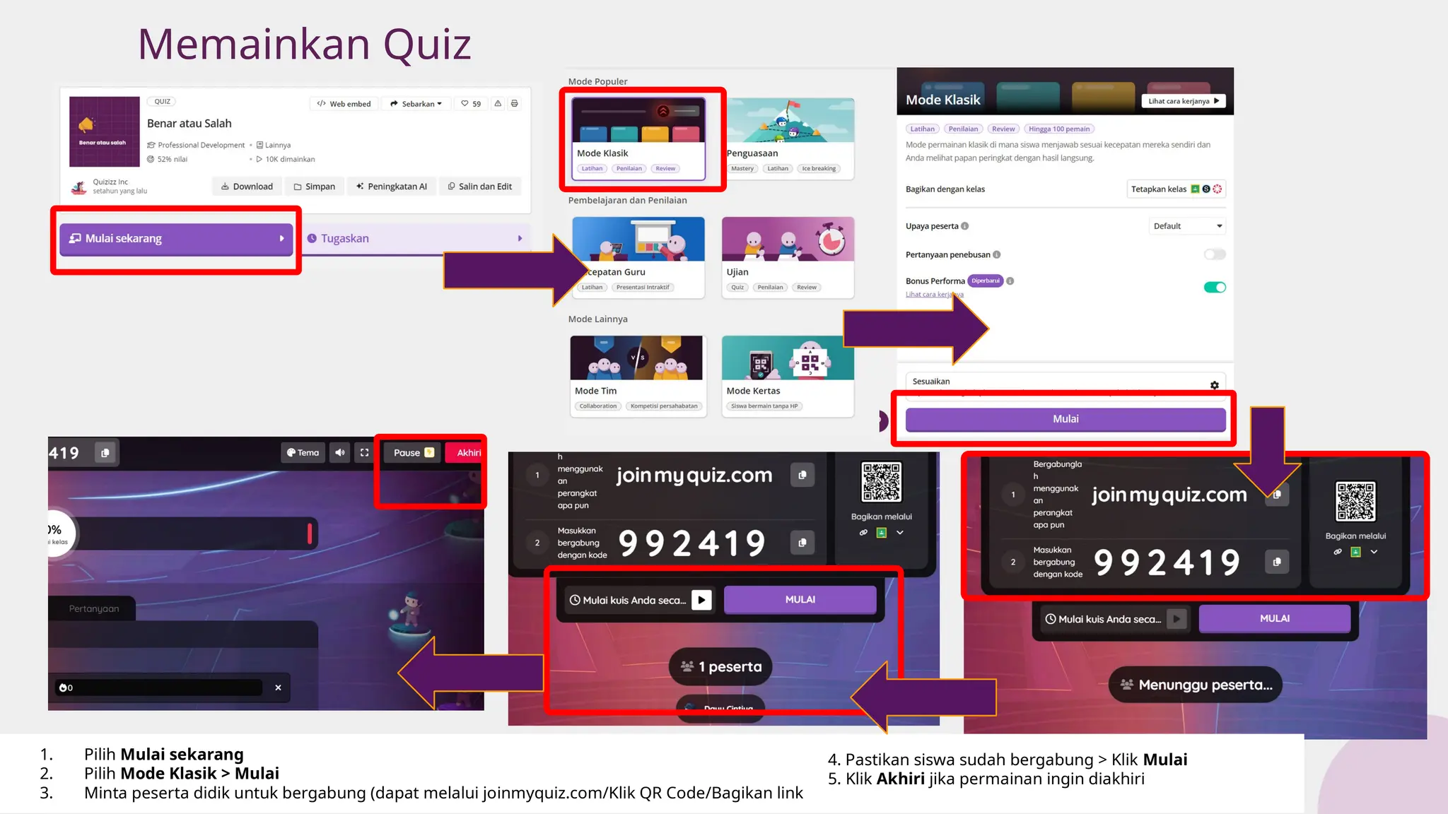 Pengenalan Quizizz, Mode Games dan Jenis Soal.pptx