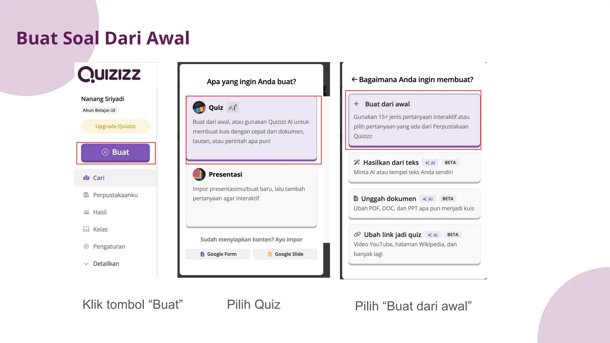 Pengenalan Quizizz, Mode Games dan Jenis Soal.pptx