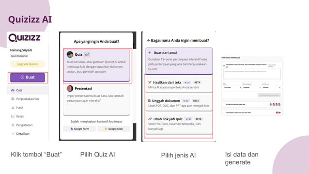 Pengenalan Quizizz, Mode Games dan Jenis Soal.pptx