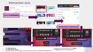 Pengenalan Quizizz, Mode Games dan Tipe Jenis Soal.pptx