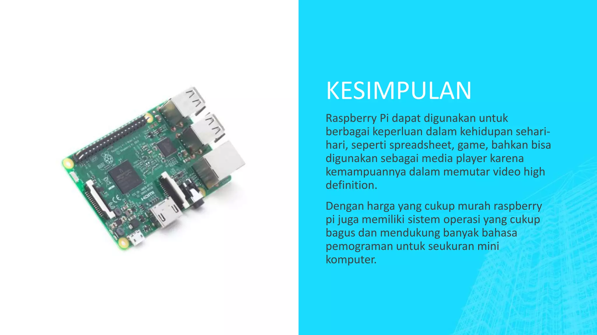 Pengenalan raspberry pi | PPTX