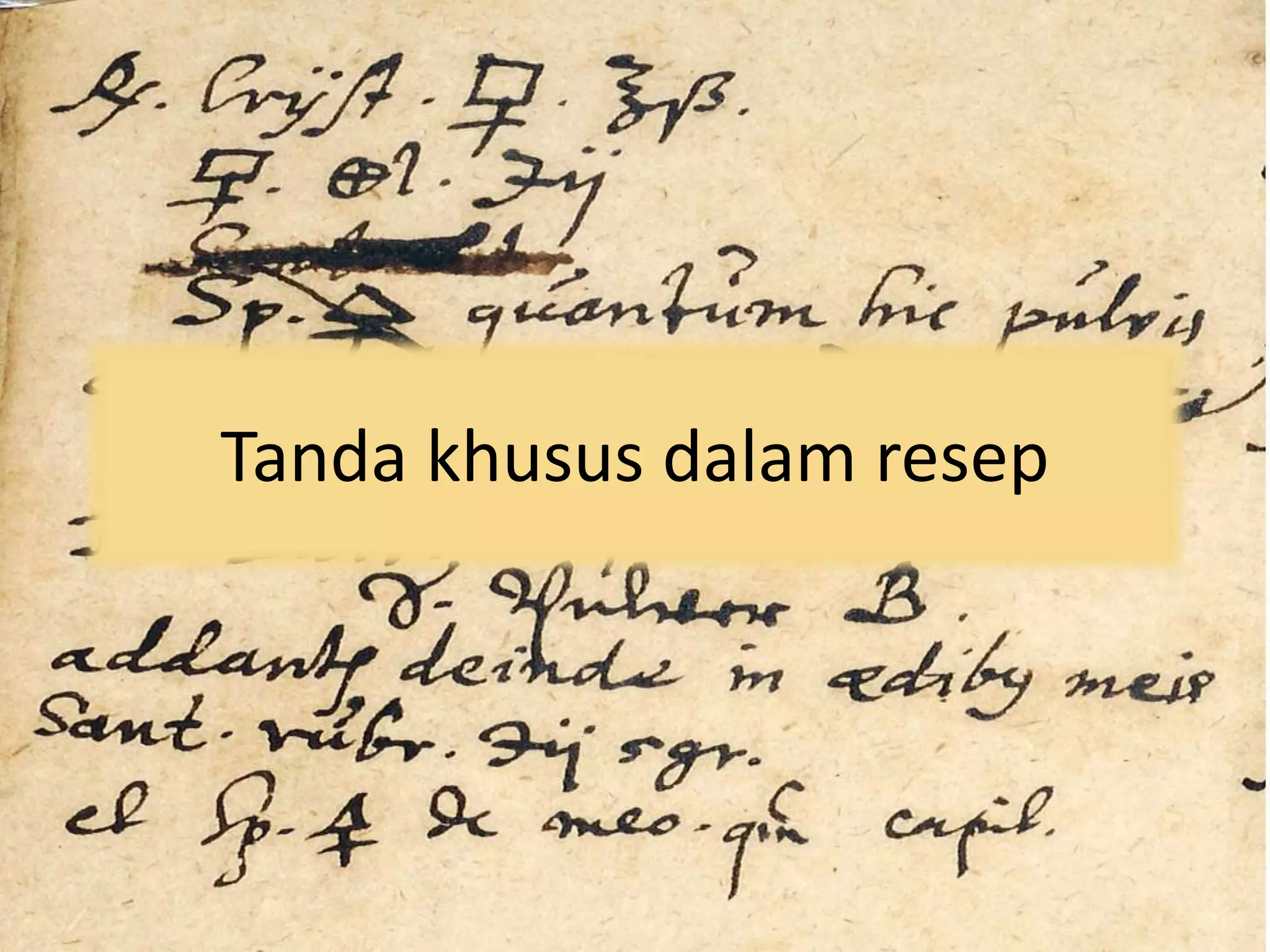 Pengenalan resep | PPTX