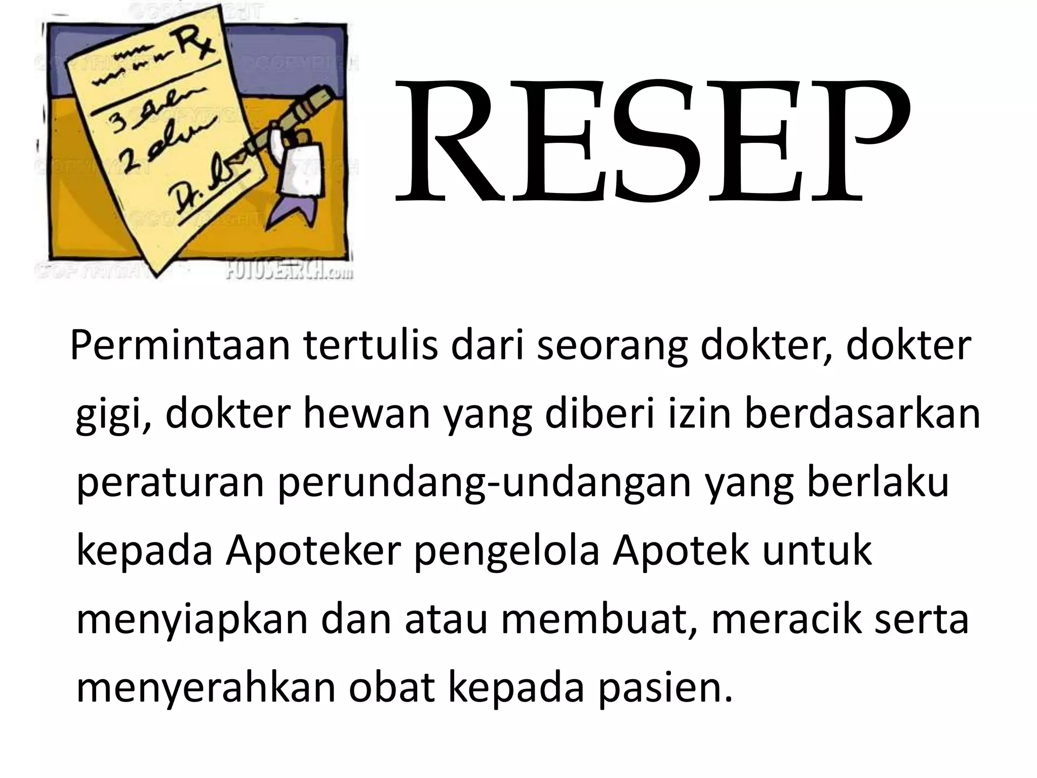 Pengenalan resep | PPTX