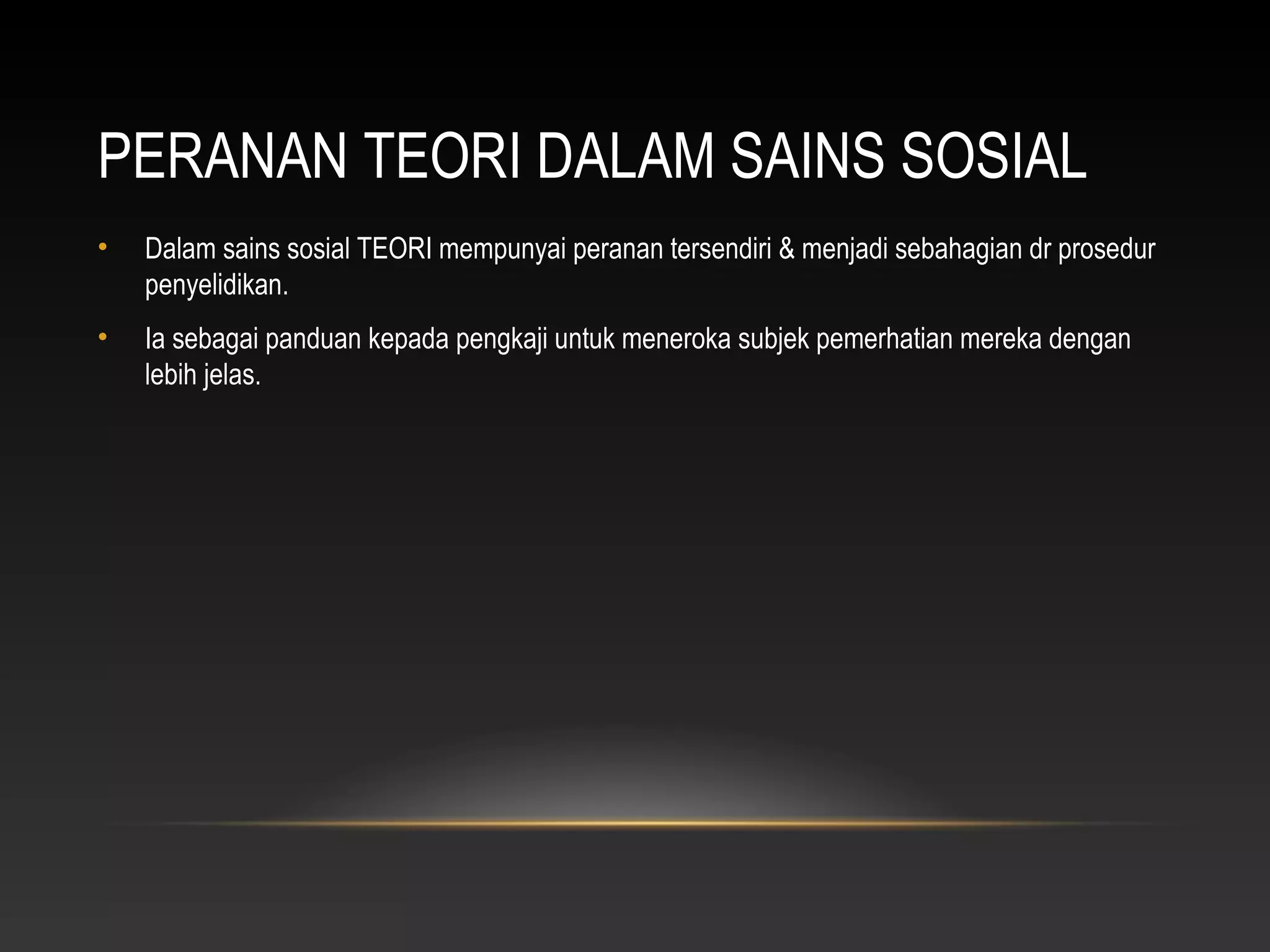 Pengenalan sains sosial | PPT