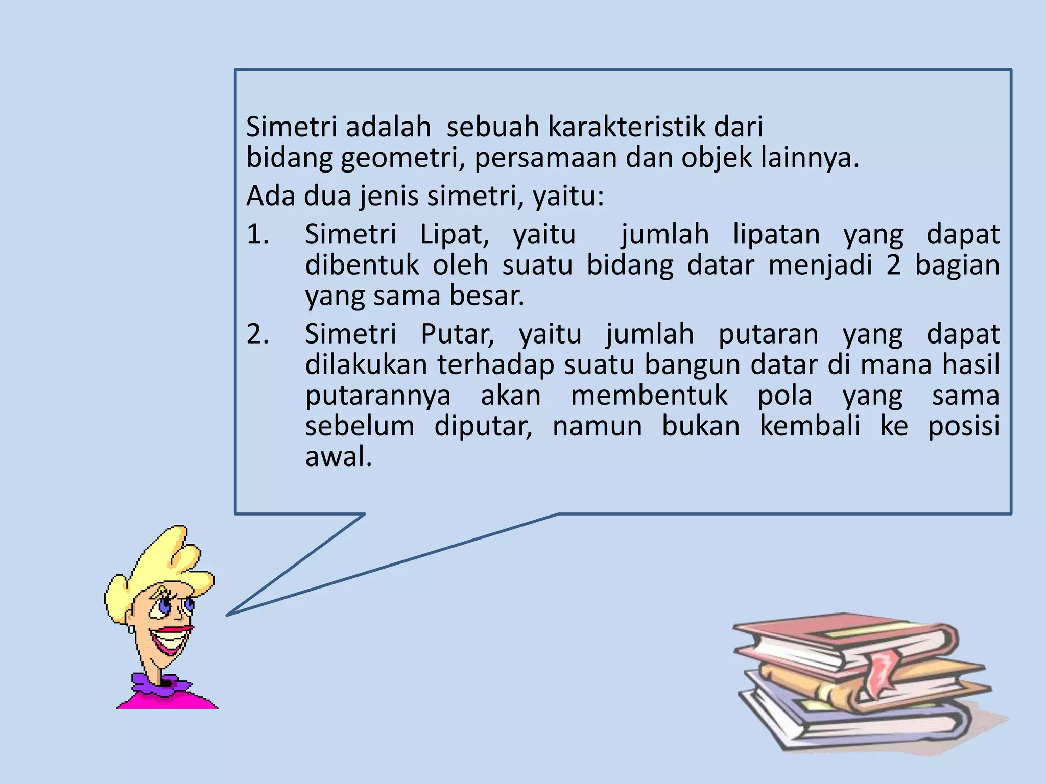 Pengenalan simetri dengan huruf alphabet by Sri Widiarti | PPTX