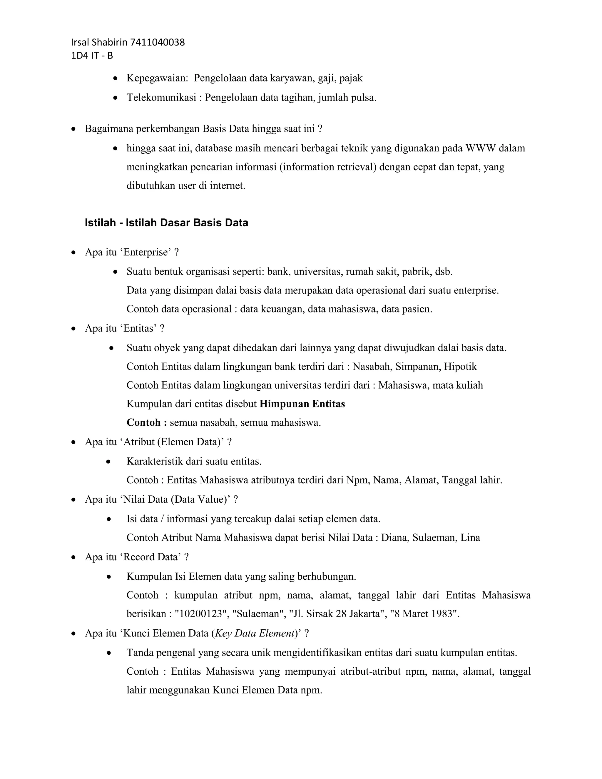 Pengenalan sistem basis data | PDF