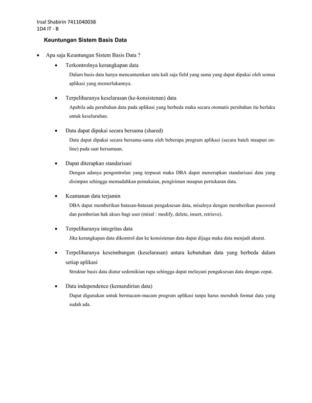 Pengenalan sistem basis data | PDF