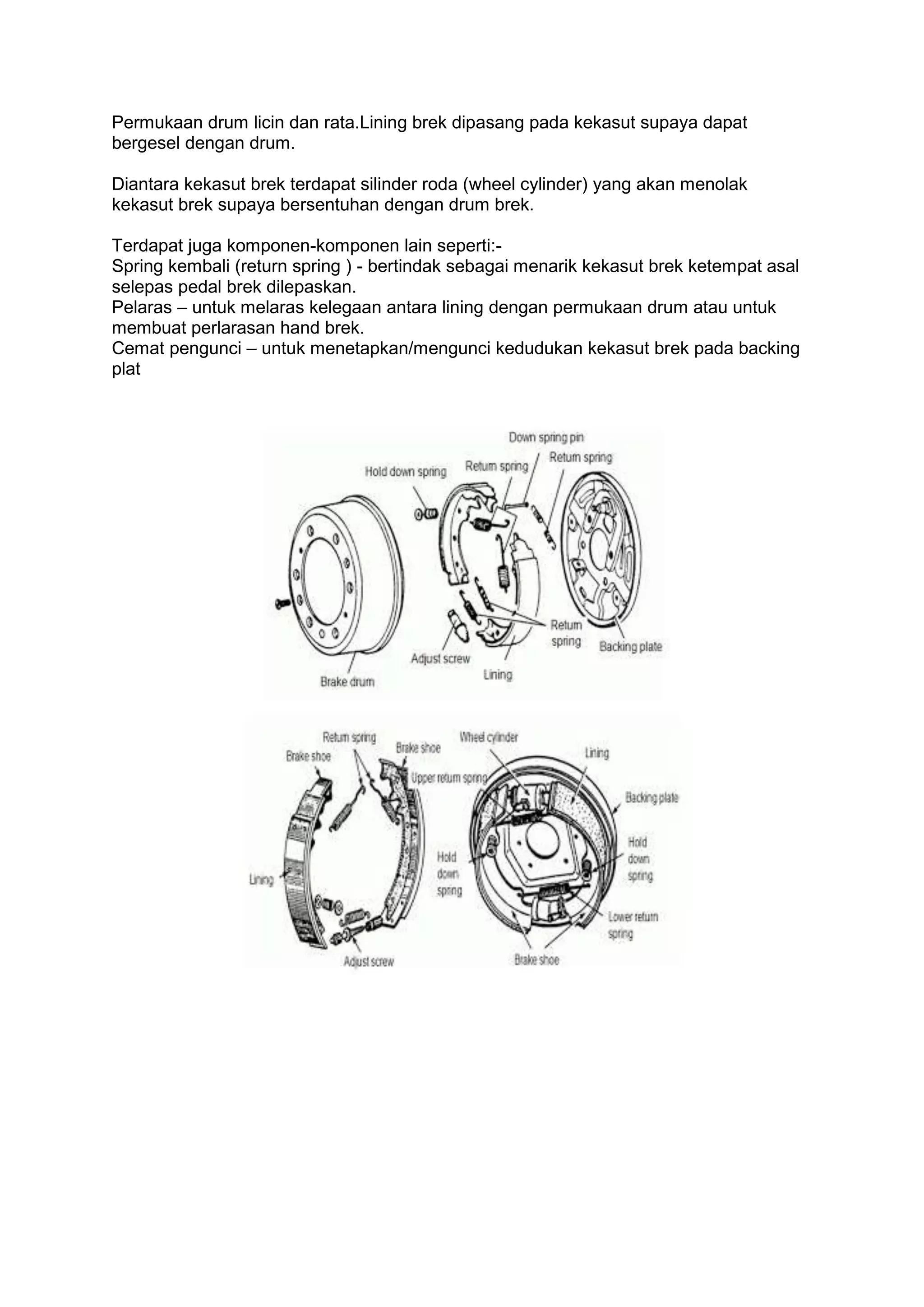 Pengenalan sistem brek | DOCX