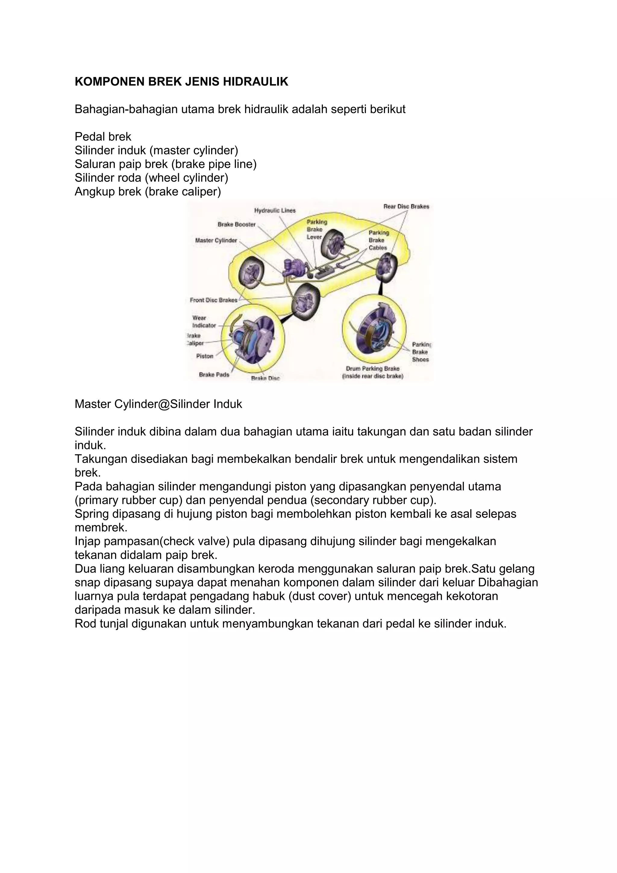 Pengenalan sistem brek | DOCX