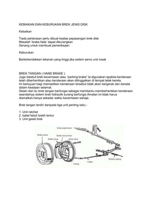 Pengenalan sistem brek | DOCX