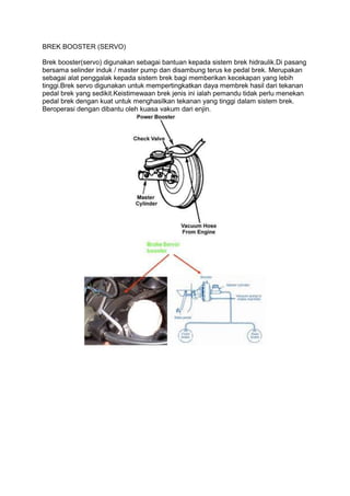 Pengenalan sistem brek | DOCX