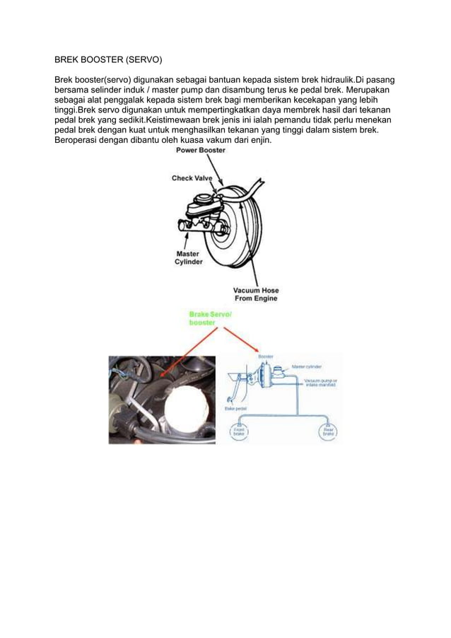 Pengenalan sistem brek | DOCX