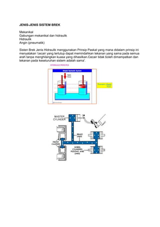 Pengenalan sistem brek | DOCX