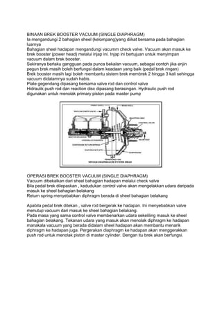Pengenalan sistem brek | DOCX