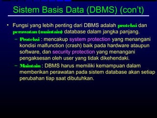 Pengenalan sistem database | PPT