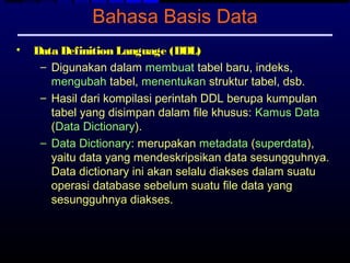 Pengenalan sistem database | PPT