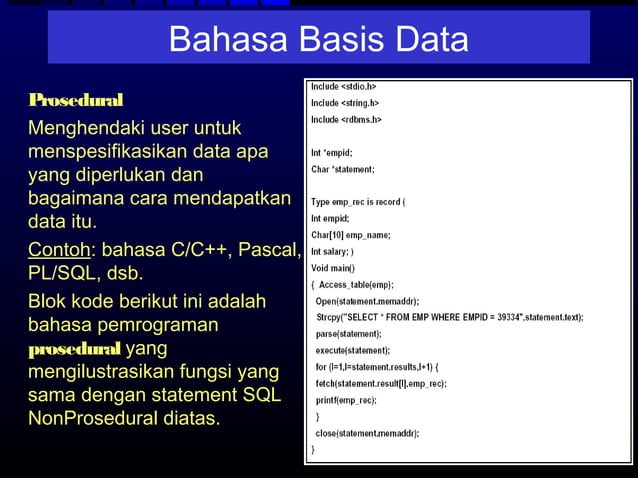 Pengenalan sistem database | PPT